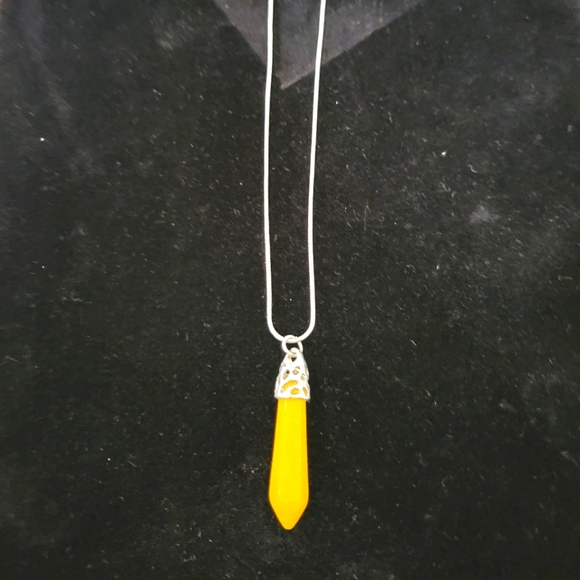 Jewelry | Topaz Crystals Hexagonal Healing Stone Necklace | Poshmark